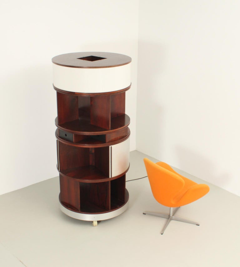 Combi Center Storage Unit by Joe Colombo for Bernini For Sale at 1stDibs