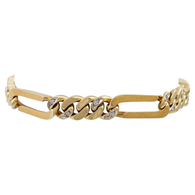 Combination Armor Bracelet, Esp. with 20 Brill. Total Approx. 0.30 Ct ...