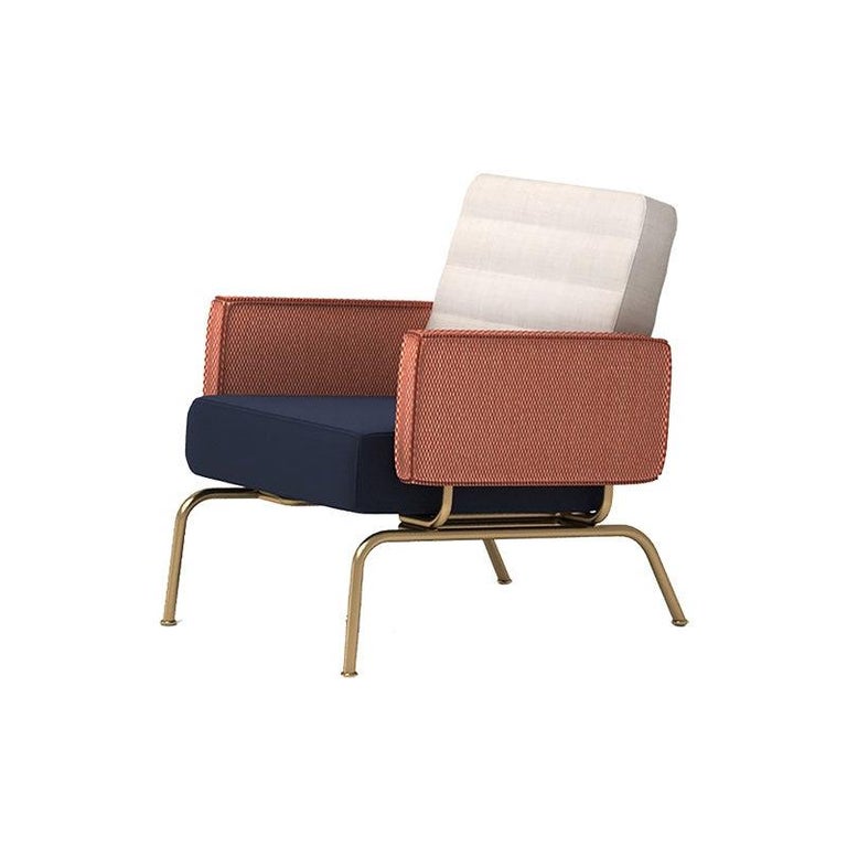 Combo Armchair Coral Pink by Frank Chou For Sale at 1stDibs