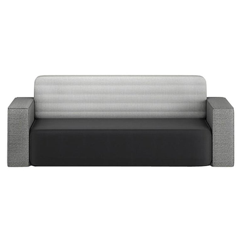 Combo Slim Sofa Grey and White by Frank Chou For Sale at 1stDibs