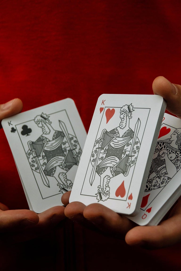 Comequandofuoripiove, Deck of 54 Playing Cards For Sale at 1stDibs