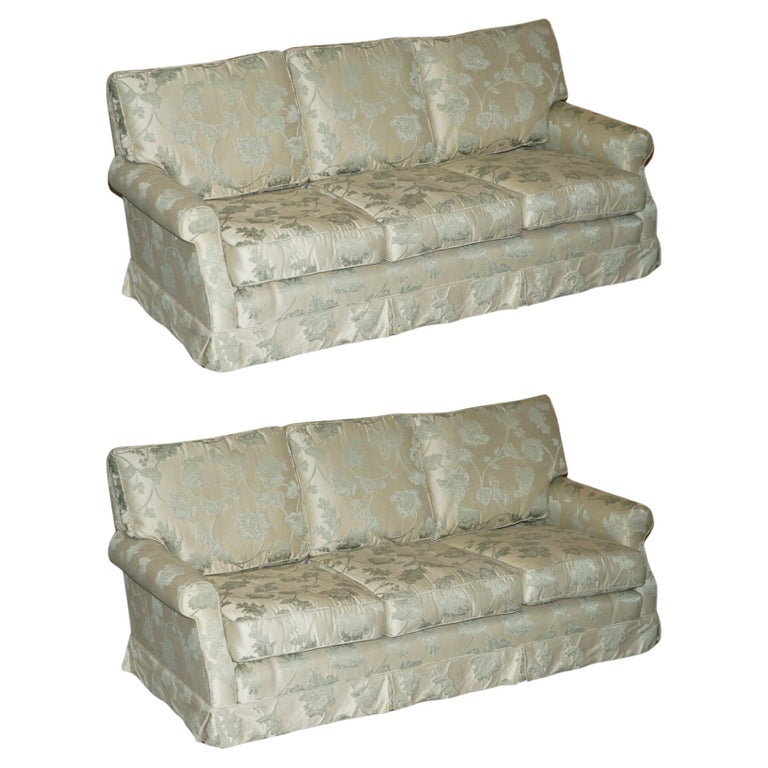 floral covered sofas