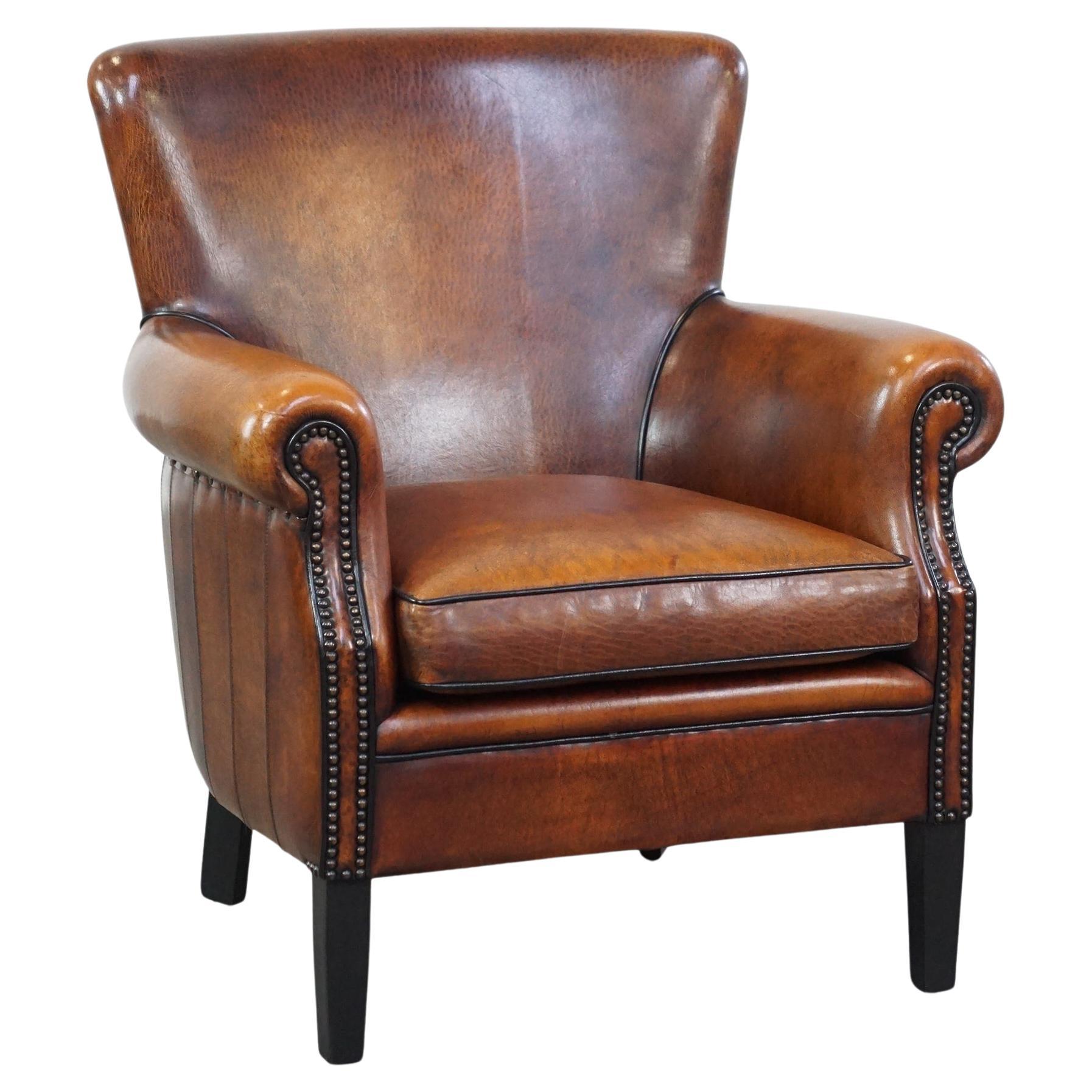 Comfortable sheepskin armchair/lounge chair with a beautiful finish For ...