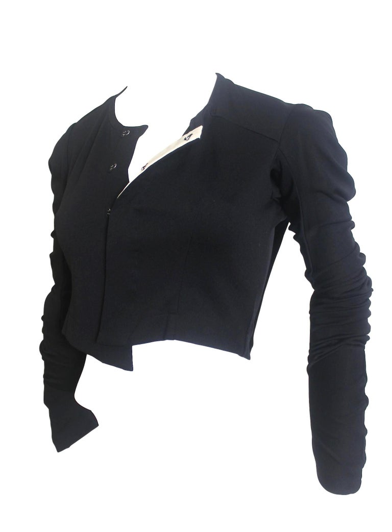 Comme des Garcons AD 2004 Spiral Sleeve Bustier Jacket For Sale at 1stDibs