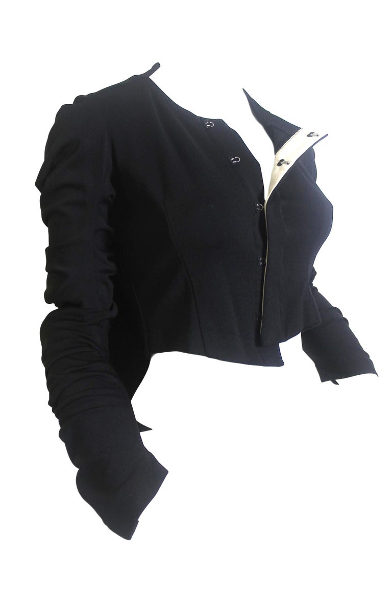 Comme des Garcons AD 2004 Spiral Sleeve Bustier Jacket For Sale at 1stDibs