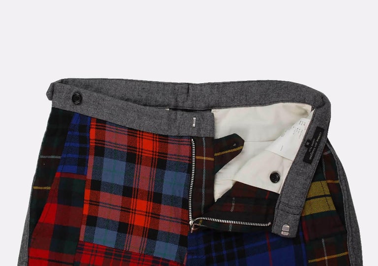 Comme Des Garcons Homme Plus AW04 Tartan Wool Men Pants in Size M (W31 ...