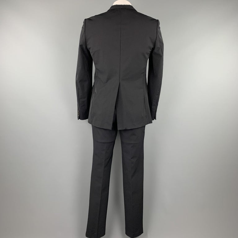 COMME des GARCONS HOMME PLUS Size 42 Regular Navy Nylon Blend Peak ...