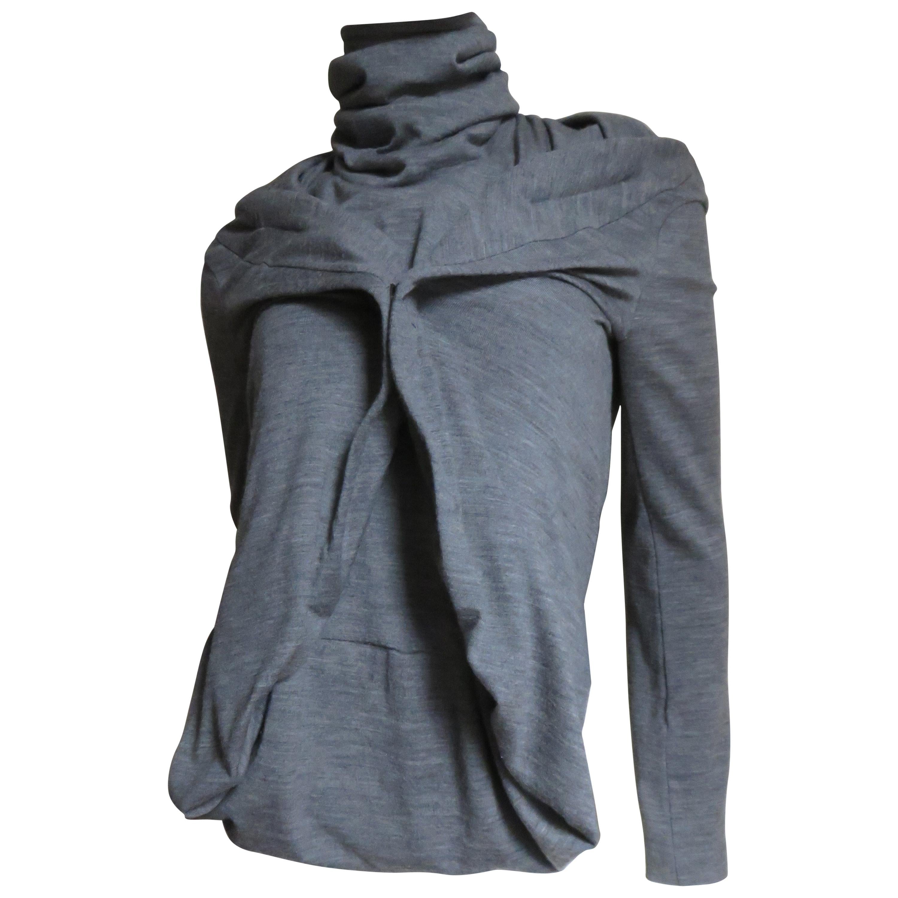 COMME DES GARCONS Vintage 1997 Lumps Bumps blue white gingham irregular ...