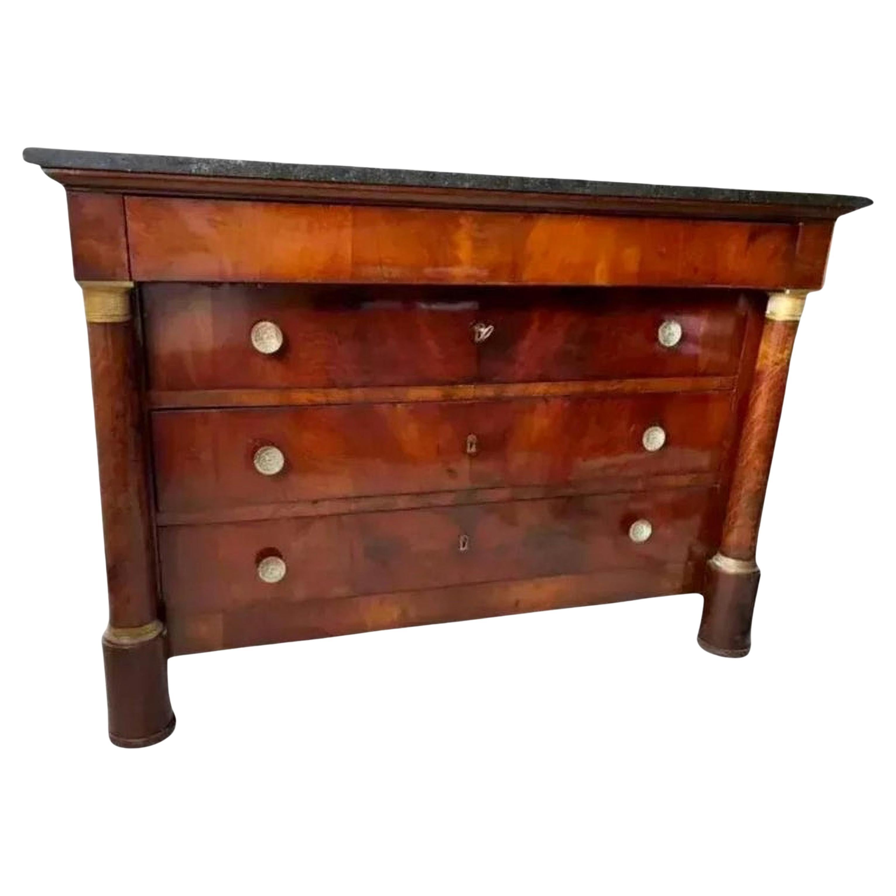 French 19th Century Empire Commode For Sale at 1stDibs