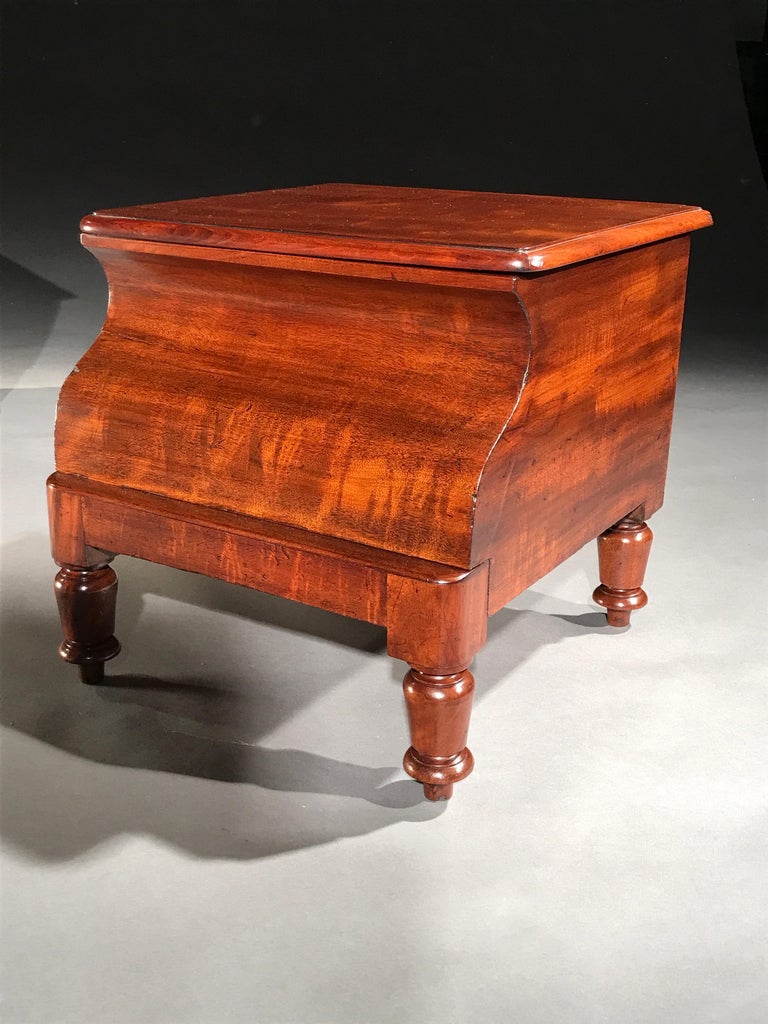 Commode, Potty, Mahogany, Plum Pudding, Original Pullout Footrest and ...