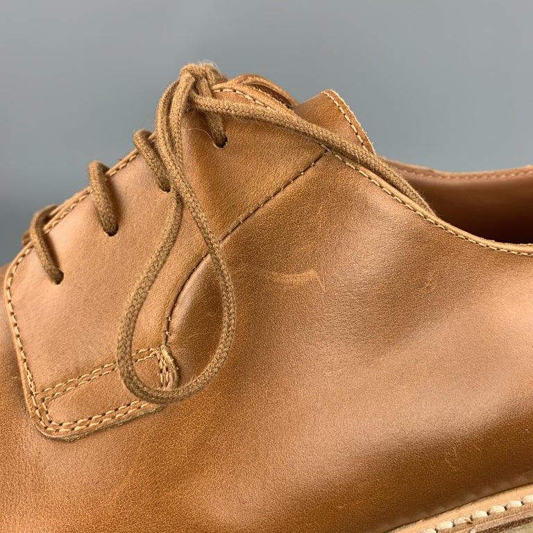 COMMON PROJECTS Size 11 Tan Leather Crepe Sole Lace Up Shoes at 1stDibs ...