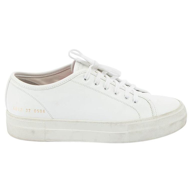 Common Projects Women's White Leather Original Achilles Trainers For ...