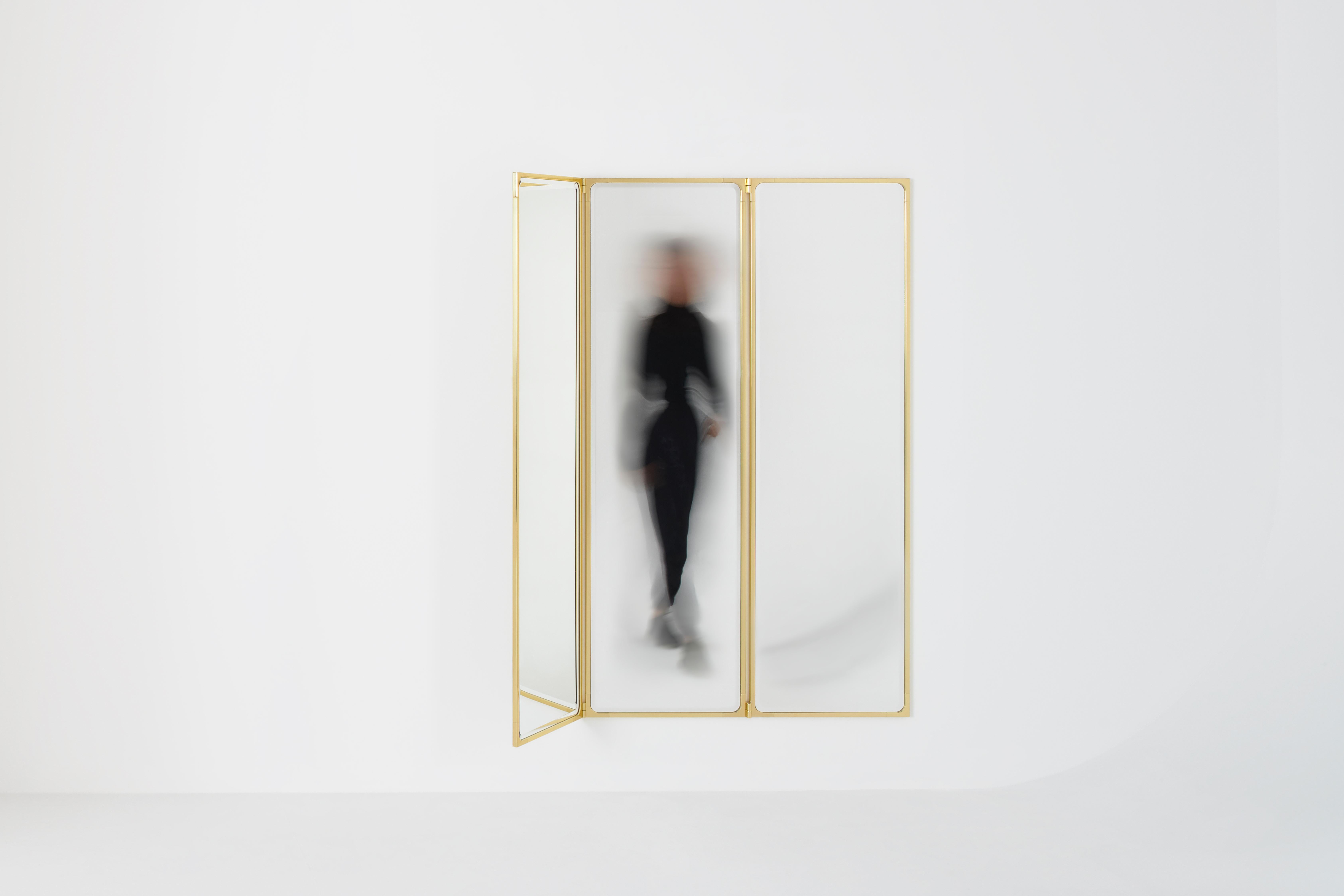 COMO Folding Triptych Mirrors by Edward Barber and Jay Osgerby for Glas ...