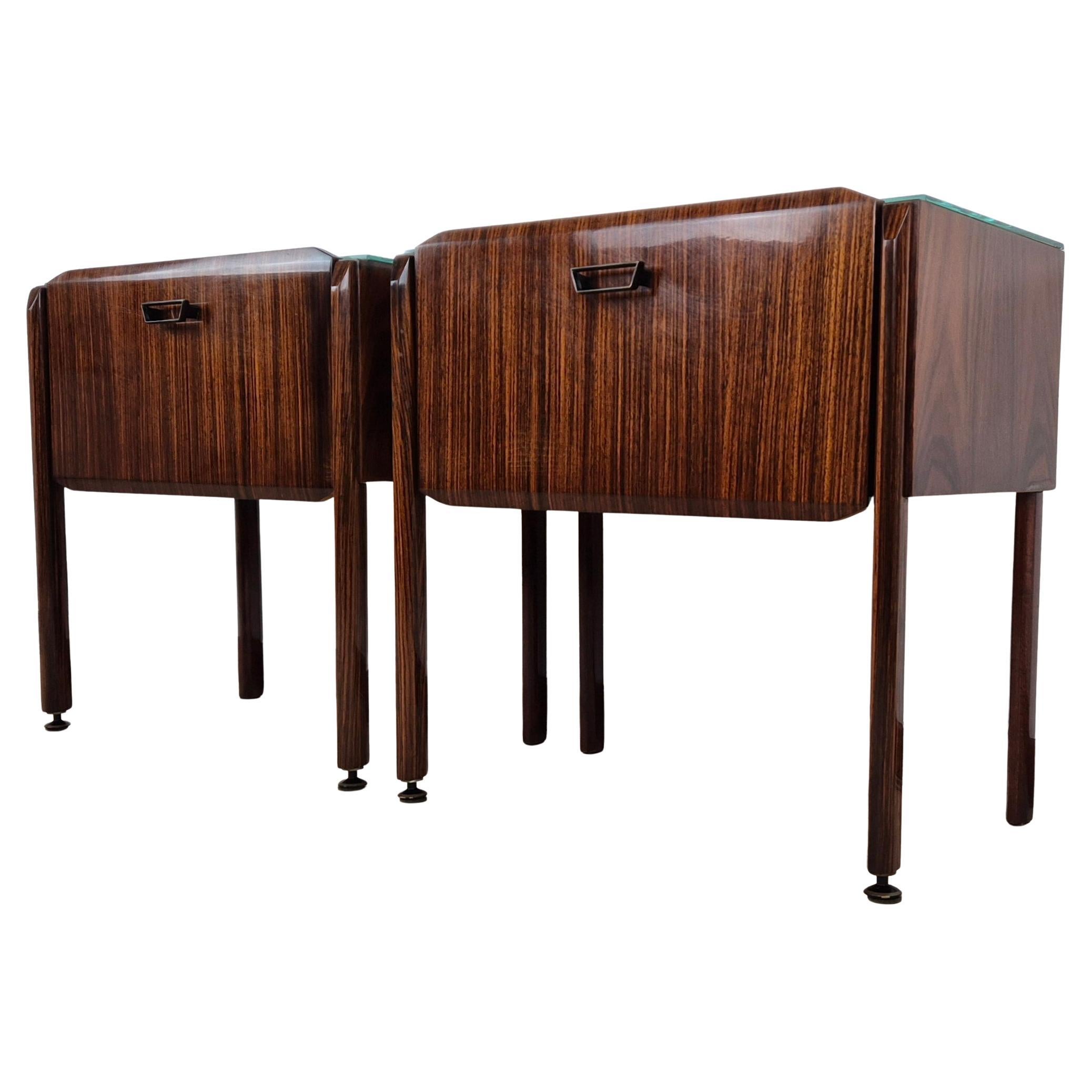 Comodini Italiani Mid Century " Minimalisti " at 1stDibs
