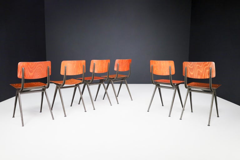 Compass Shaped Dining Chairs by Marko Holland, the Netherlands 1960s ...