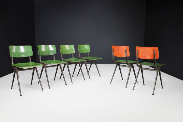 Compass Shaped Dining Chairs by Marko Holland, The Netherlands, 1960s ...