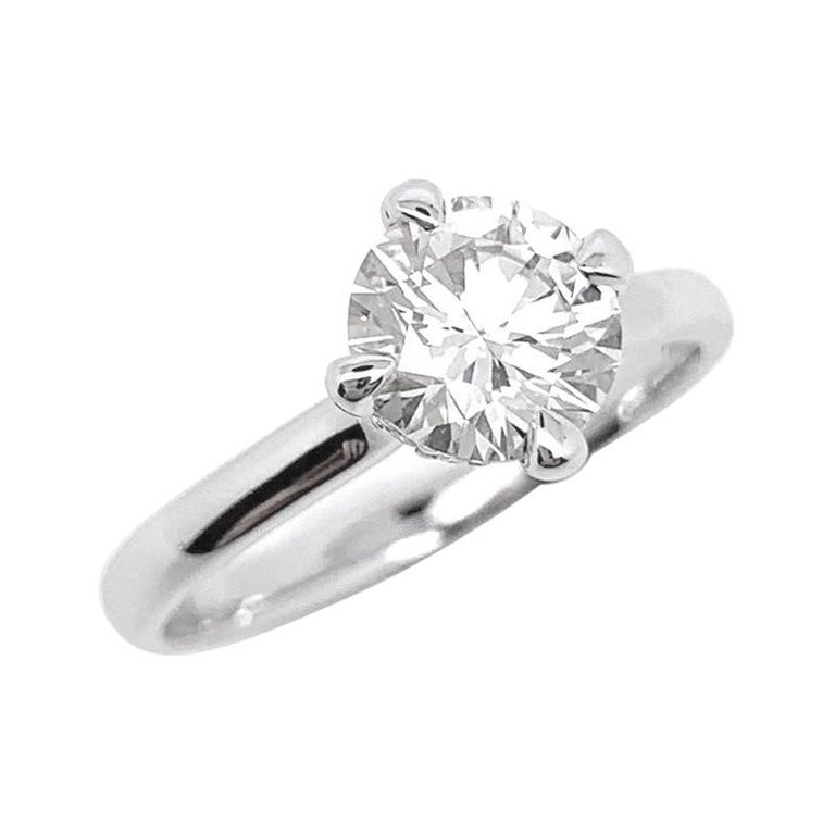 Customizable Compass Solitaire Diamond 18K White Gold Engagement Ring w ...