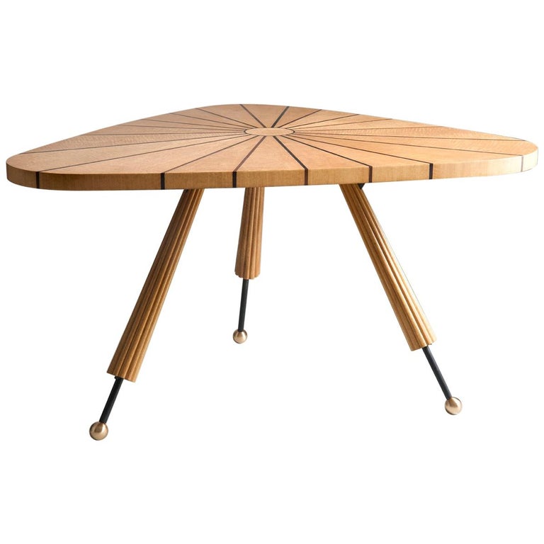 Compass Wooden Table by Sema Topaloglu For Sale at 1stDibs