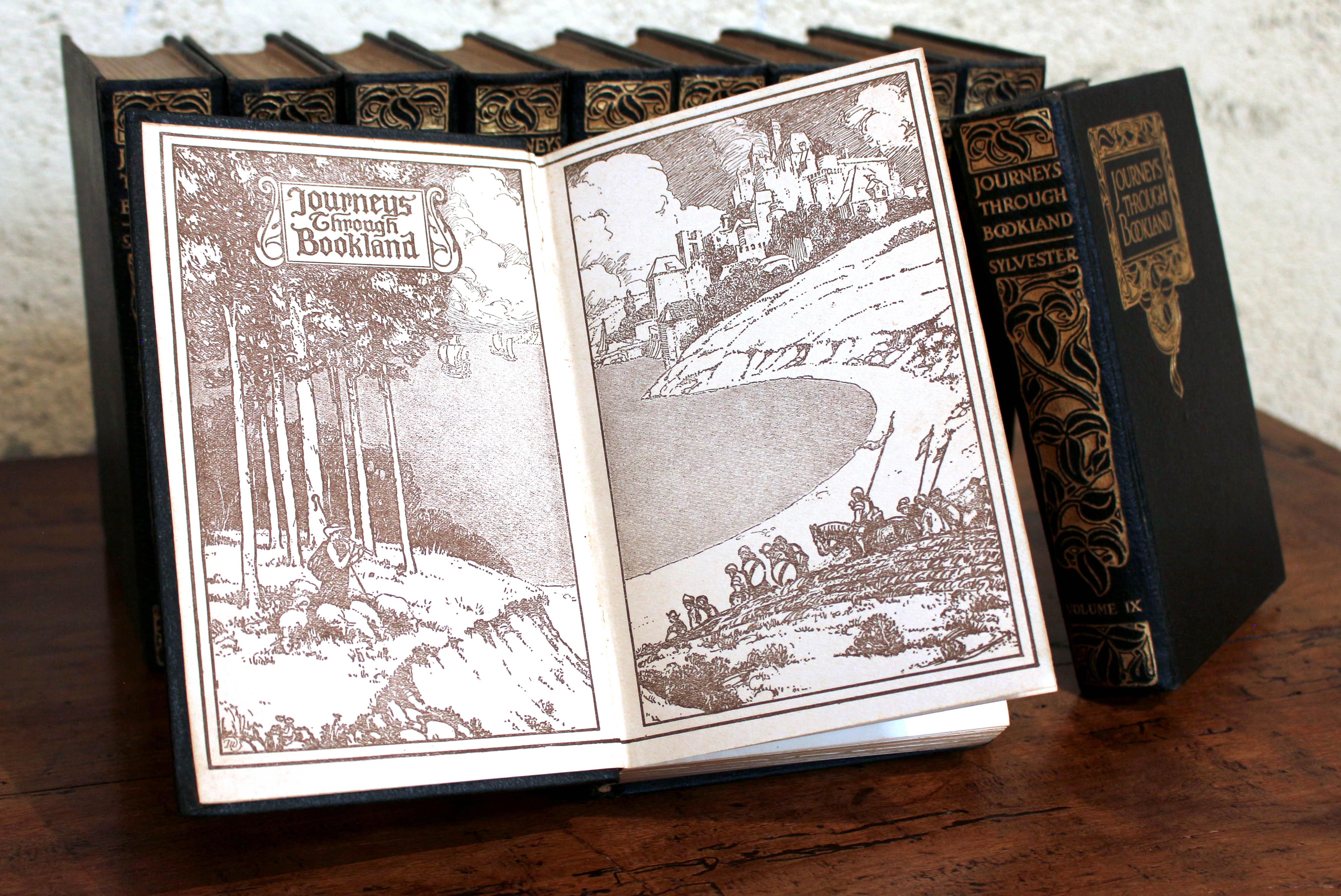 Complete 1909 "Journeys through Bookland" Set For Sale at 1stDibs