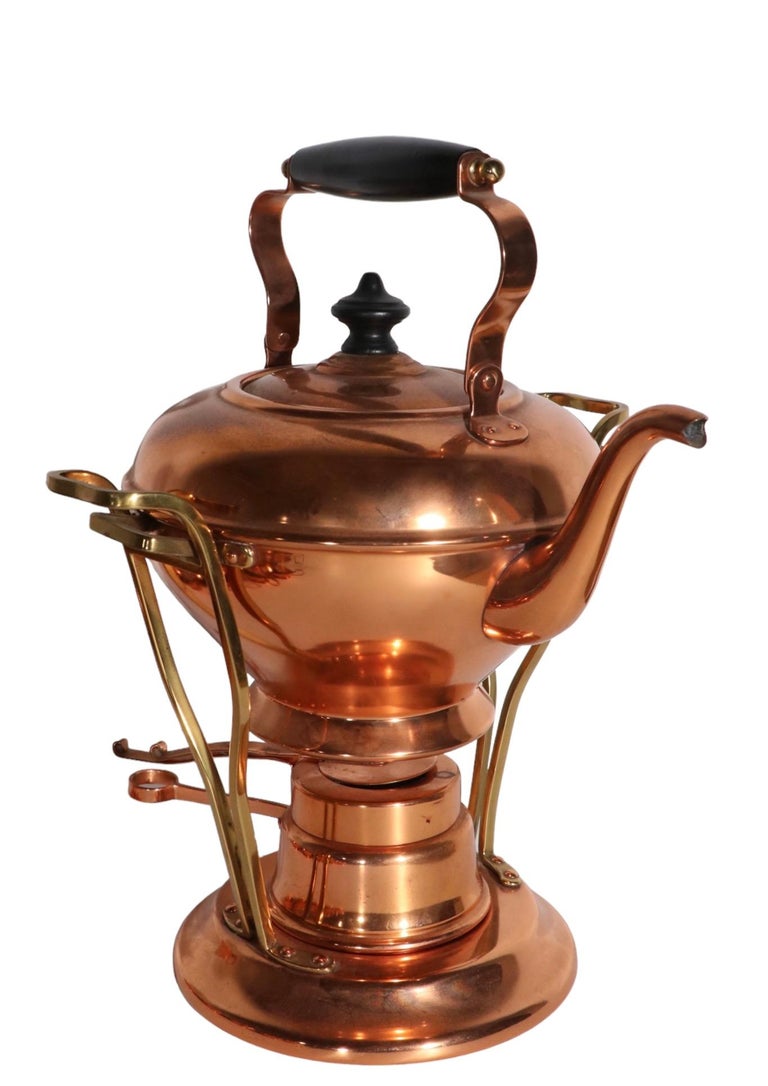 Complete Copper Tea Set by Joseph Heinrichs For Sale at 1stDibs