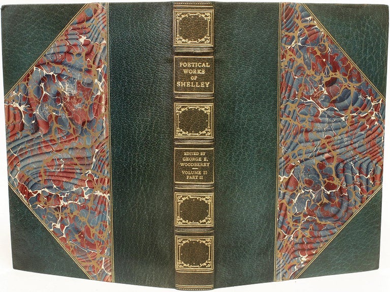 Complete Poetical Works of Percy Bysshe Shelley, 8 Vols, 1892, Leather ...
