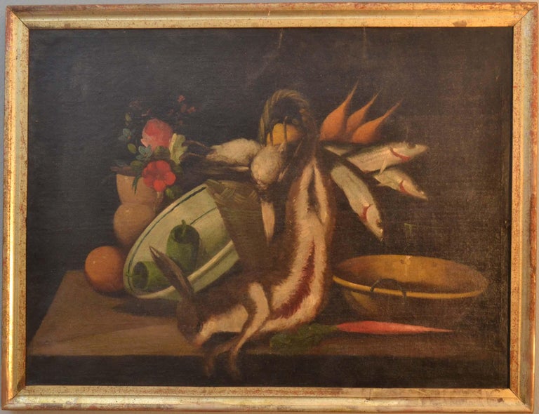 Still Life Oil Paintings Series of Six 18th Century Spanish For Sale at ...