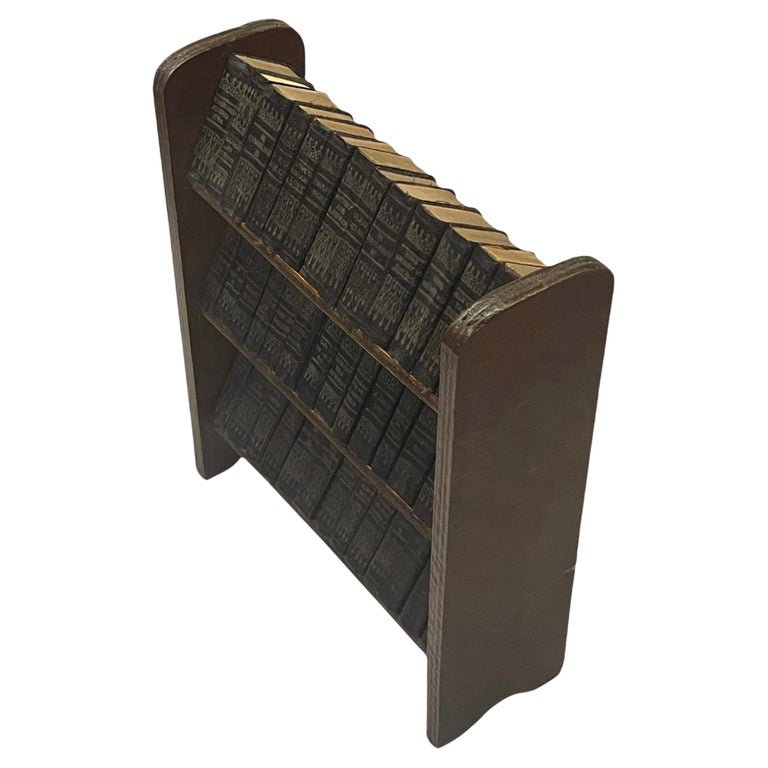 Complete Set of Shakespeare's Works Printed in Miniature Books For Sale ...