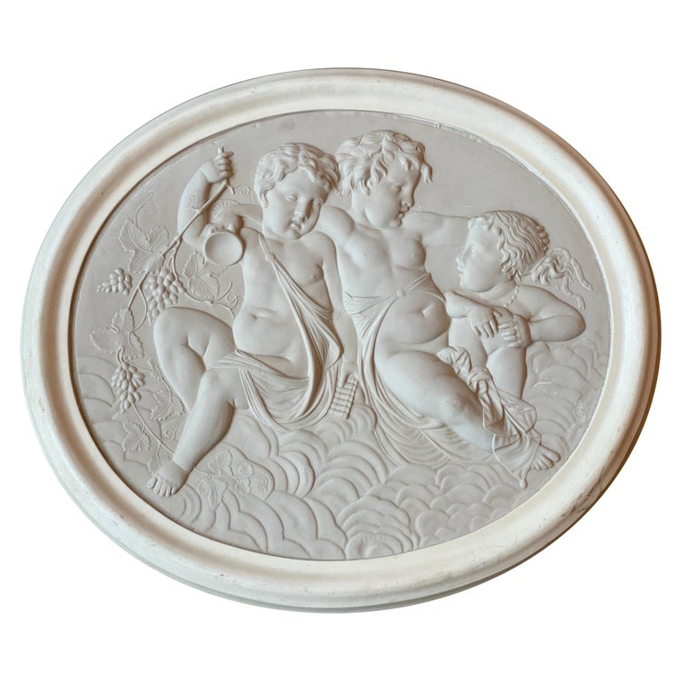 Composite Marble Bas Relief Wall Plaque by Antony Redmile at 1stDibs
