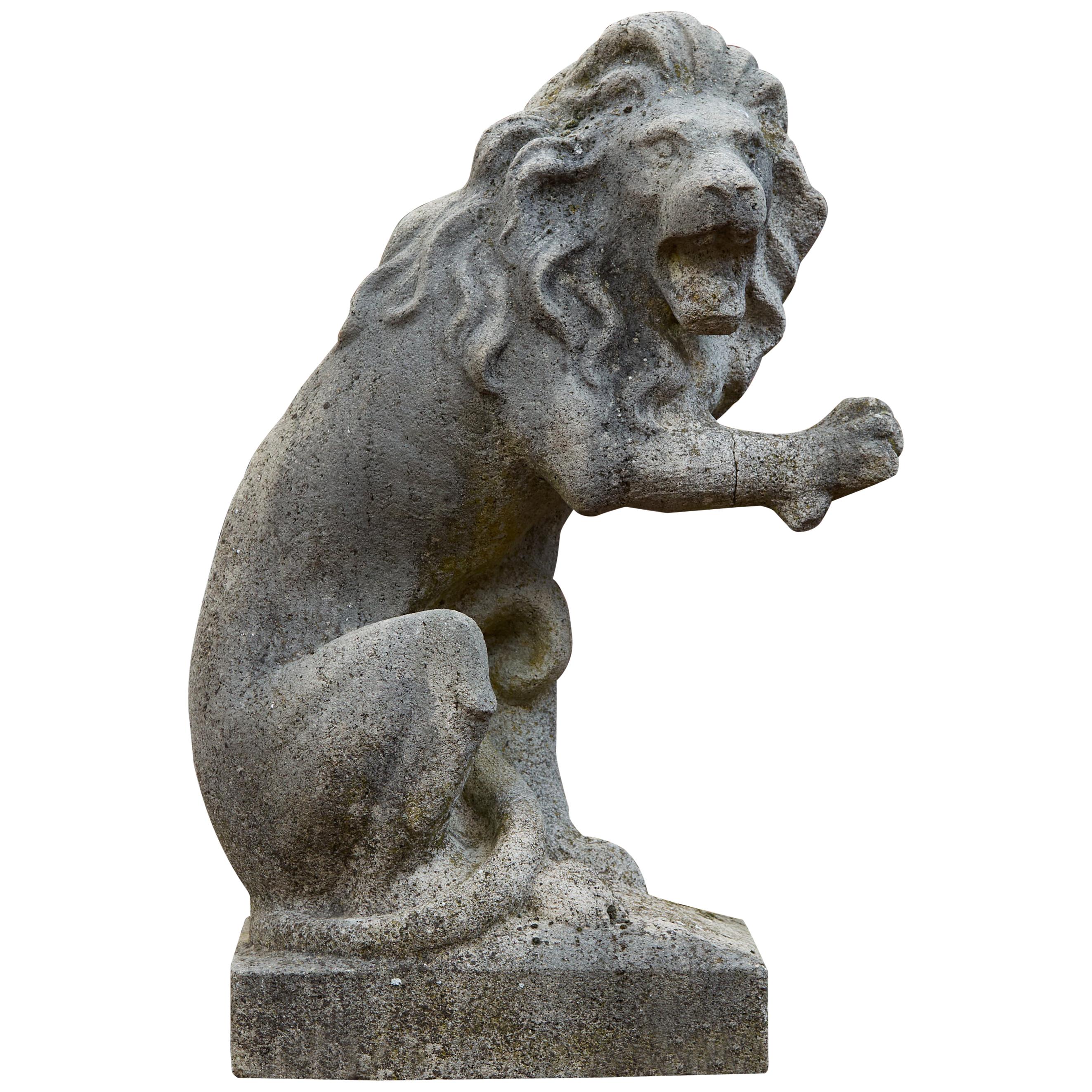 Stone Lion Statues - 22 For Sale on 1stDibs