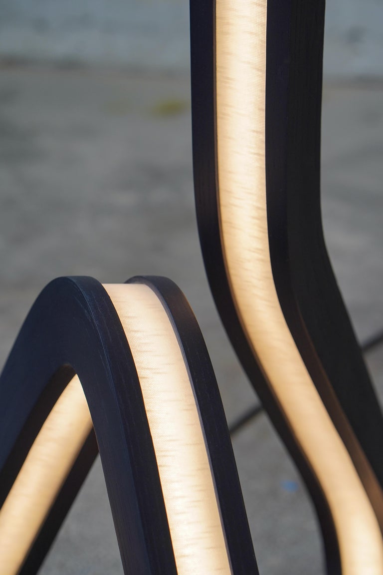 Compound, Modern Handcrafted Floor Light For Sale at 1stDibs