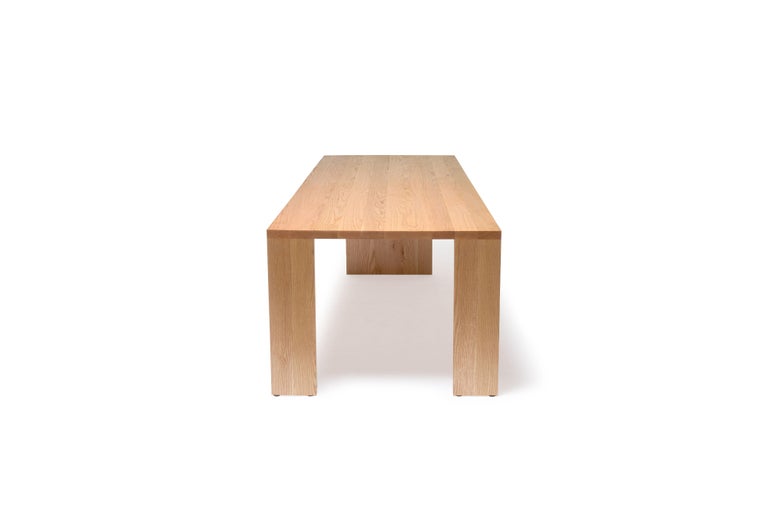 Compression Dining Table in Red Oak For Sale at 1stDibs