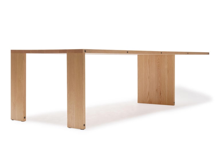 Compression Dining Table in Red Oak For Sale at 1stDibs