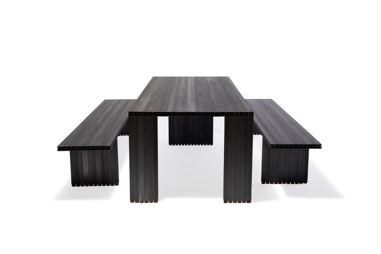 Compression Table in Blackened Aluminum For Sale at 1stDibs