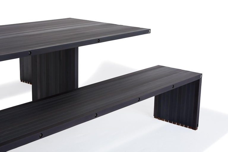 Compression Table in Blackened Aluminum For Sale at 1stDibs