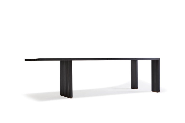 Compression Table in Blackened Aluminum For Sale at 1stDibs