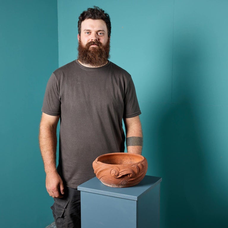 Compton Pottery Celtic Style Terracotta Pot For Sale at 1stDibs