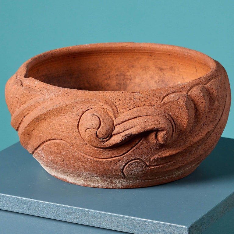 Compton Pottery Celtic Style Terracotta Pot For Sale at 1stDibs