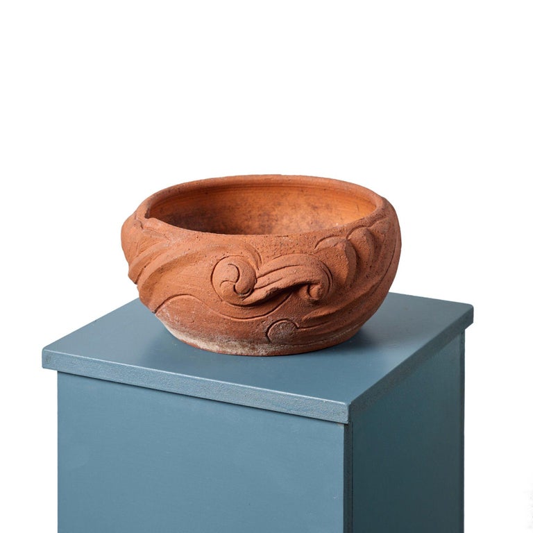 Compton Pottery Celtic Style Terracotta Pot For Sale at 1stDibs
