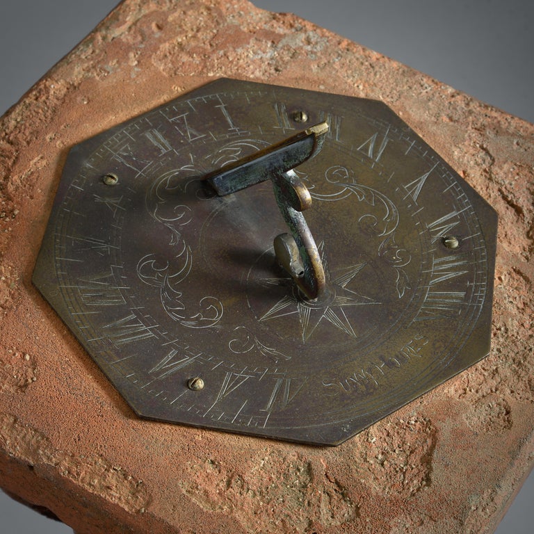Compton Pottery Terracotta Sundial For Sale at 1stDibs