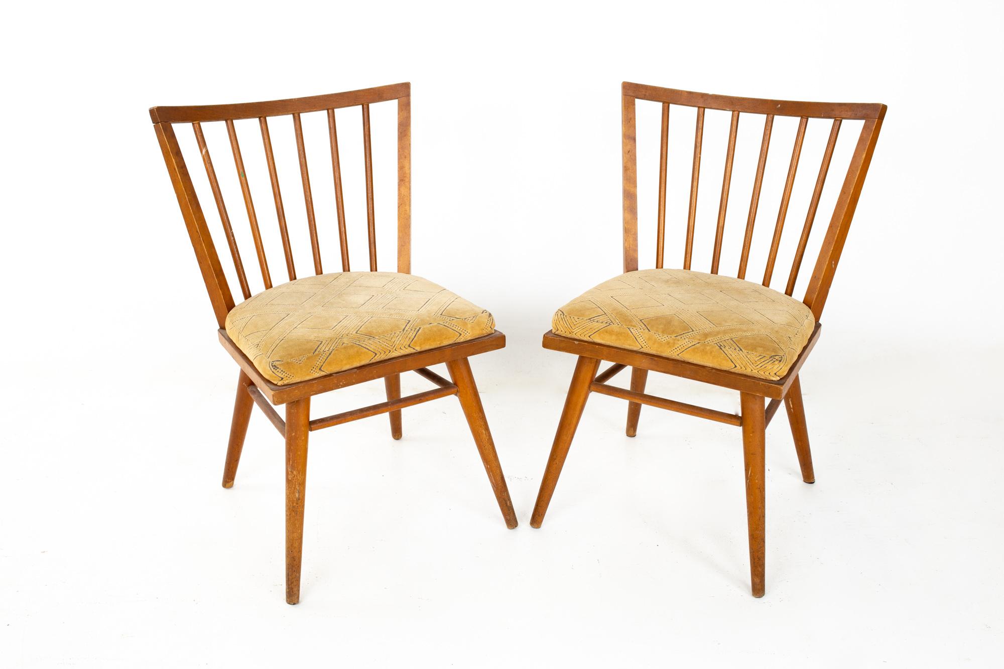 Conant Ball Mid Century Posted Chair, Pair at 1stDibs