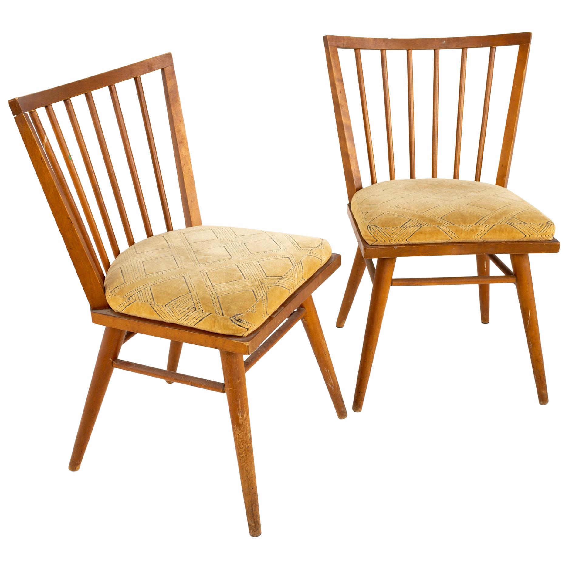 Conant Ball Mid Century Posted Chair, Pair at 1stDibs