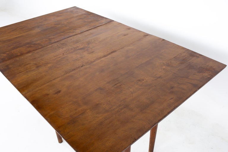 Conant Ball Mid Century Solid Maple Drop Leaf Dining Table For Sale at ...