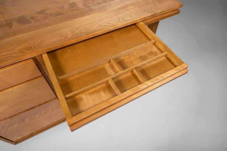 Conant Ball Writing Desk in Solid Birch, USA, c. 1960s For Sale at 1stDibs