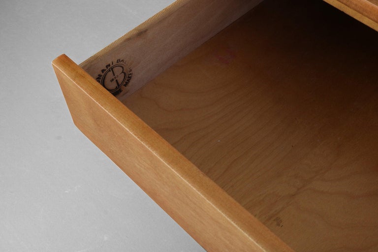 Conant Ball Writing Desk in Solid Birch, USA, c. 1960s For Sale at 1stDibs