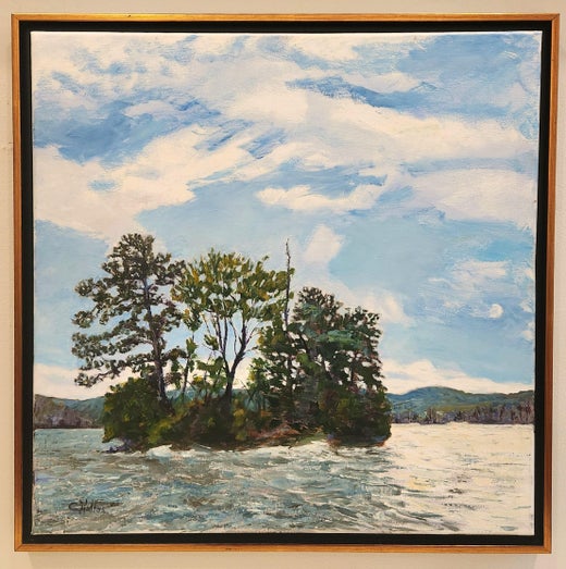 Conard Holton - Oil on Canvas Painting -- Paradise Bay For Sale at ...