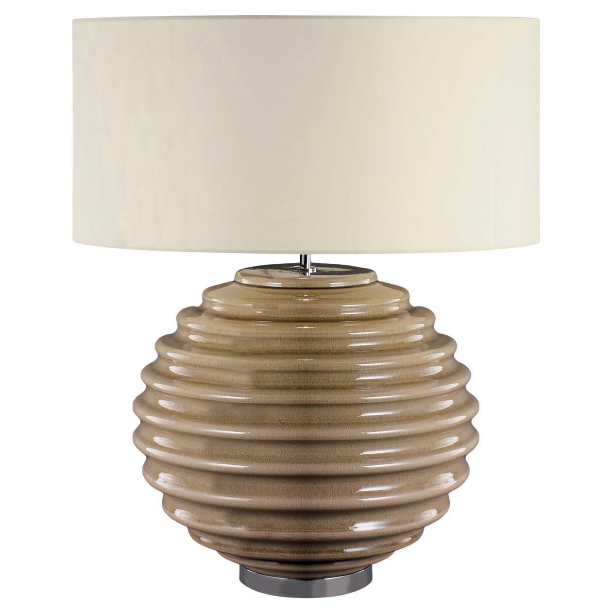 Concept Lucy Large Taupe Ceramic Table Lamp by Marioni LAB For Sale at ...