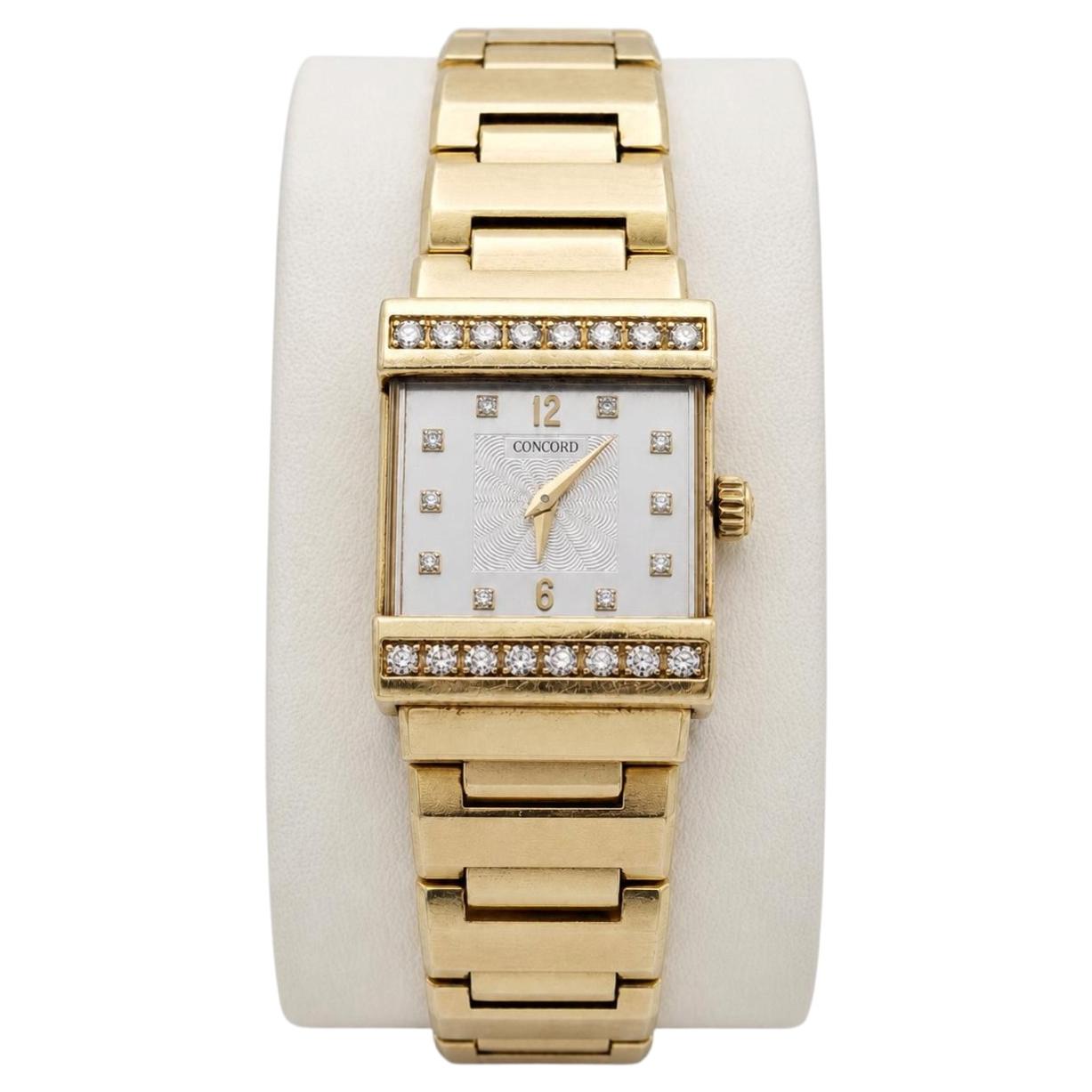 Concord Delirium Scarface 18K Yellow Gold Ultra-Slim Quartz Women’s ...