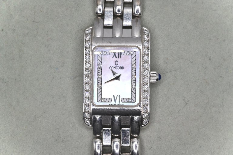 Concord Veneto White Gold and Diamond Wristwatch Ref. 61-25-680 For ...