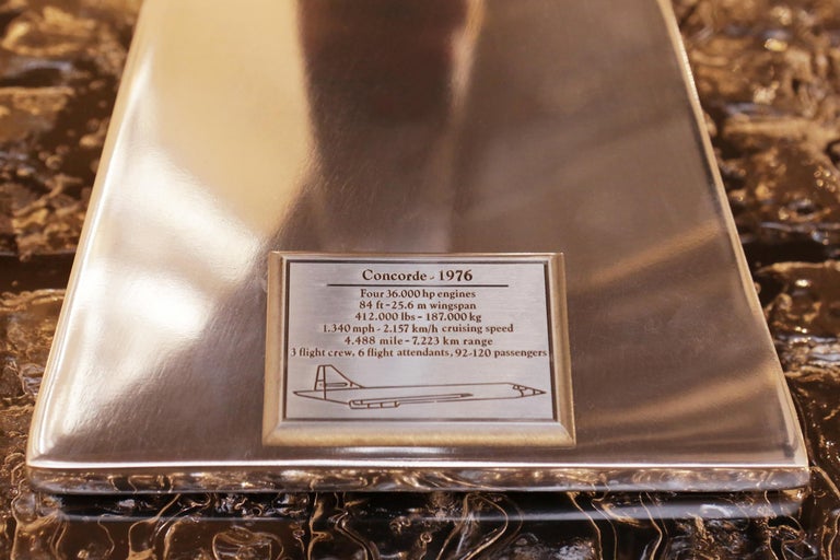 Concorde Supersonic Model For Sale at 1stDibs | model concorde, metal ...