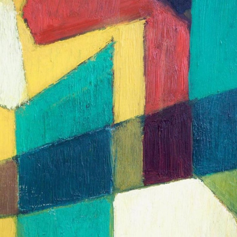 "Concrete" Art Painting, Signed by Vilhelm Christian Serber For Sale at ...